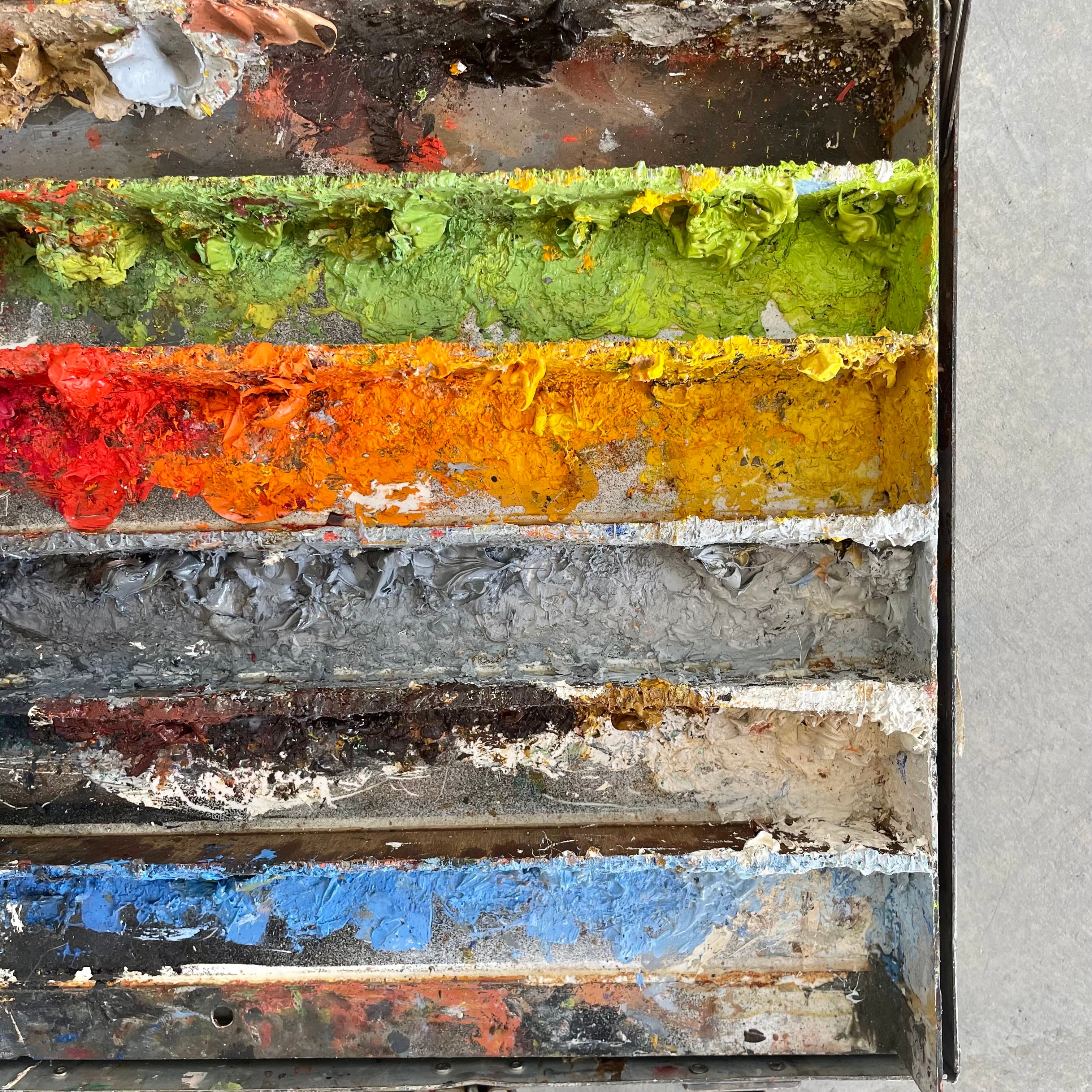Herbert Abrams Paint Palette Case, 1970s USA