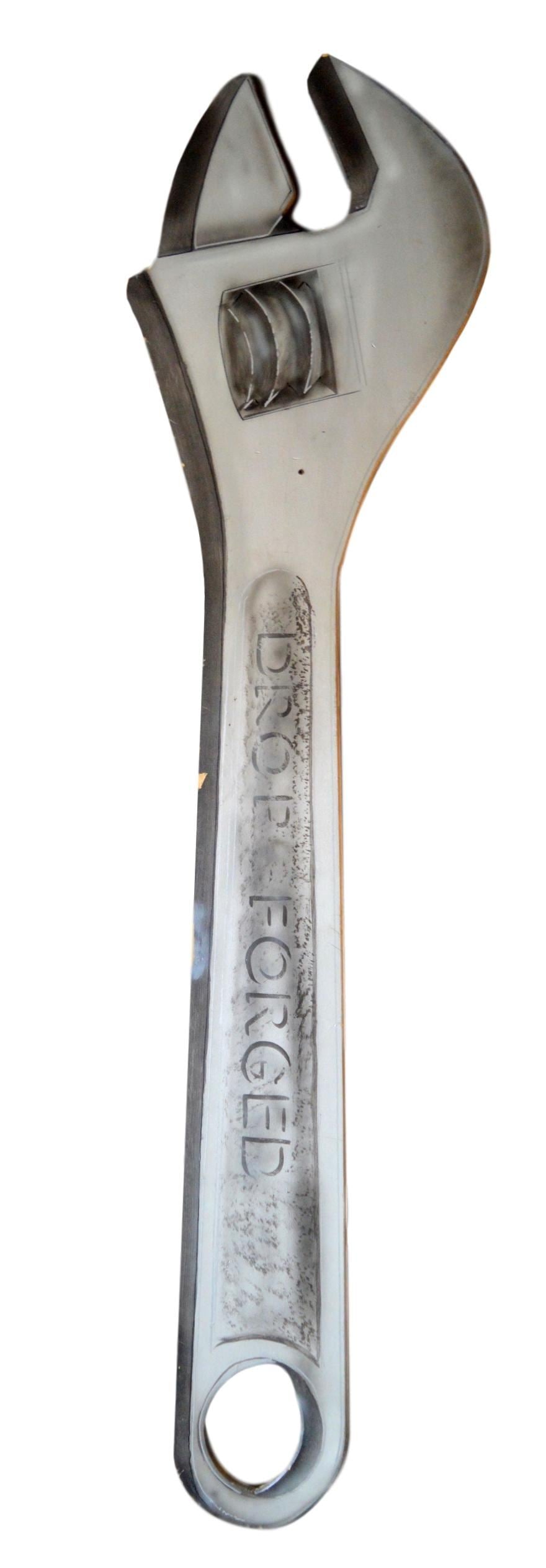 Set of 7 Monumental 8 Foot Tall Hand Painted Tools