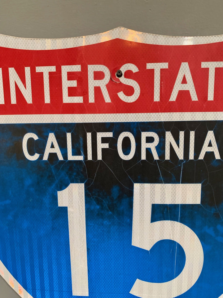 California Interstate 15 Freeway Sign